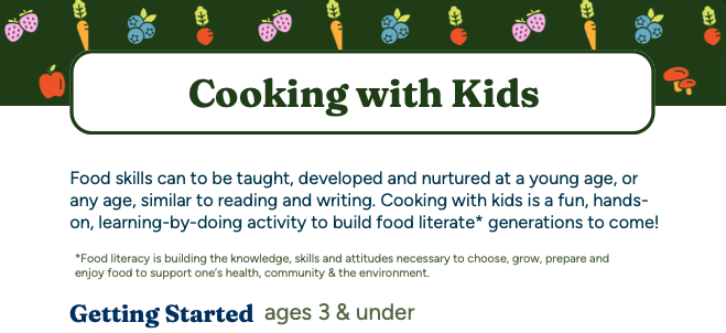 Cooking with Kids – Nourish Nova Scotia