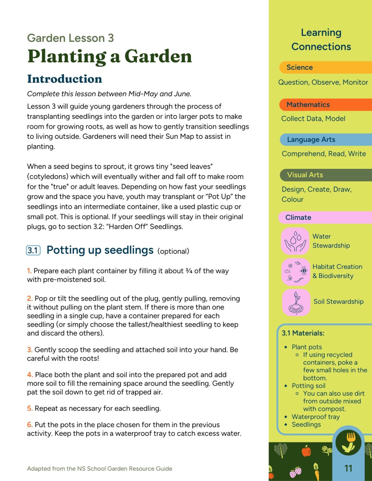 Planting a Garden – Nourish Nova Scotia